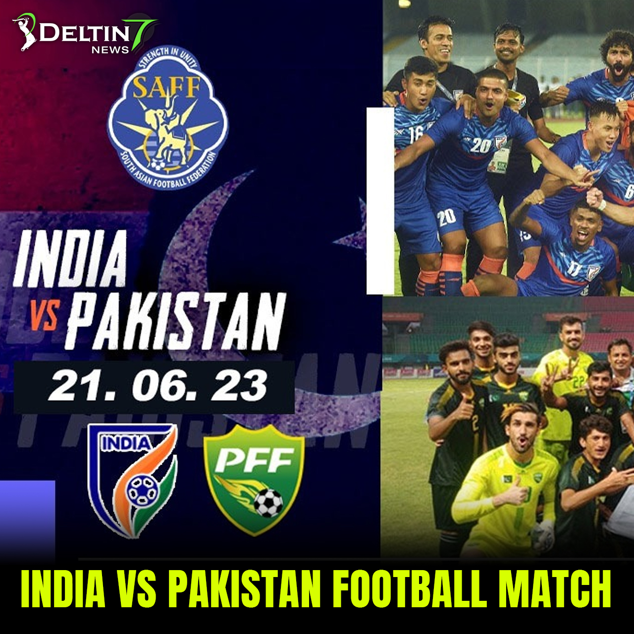 india vs pakistan football match in saff championship 2023