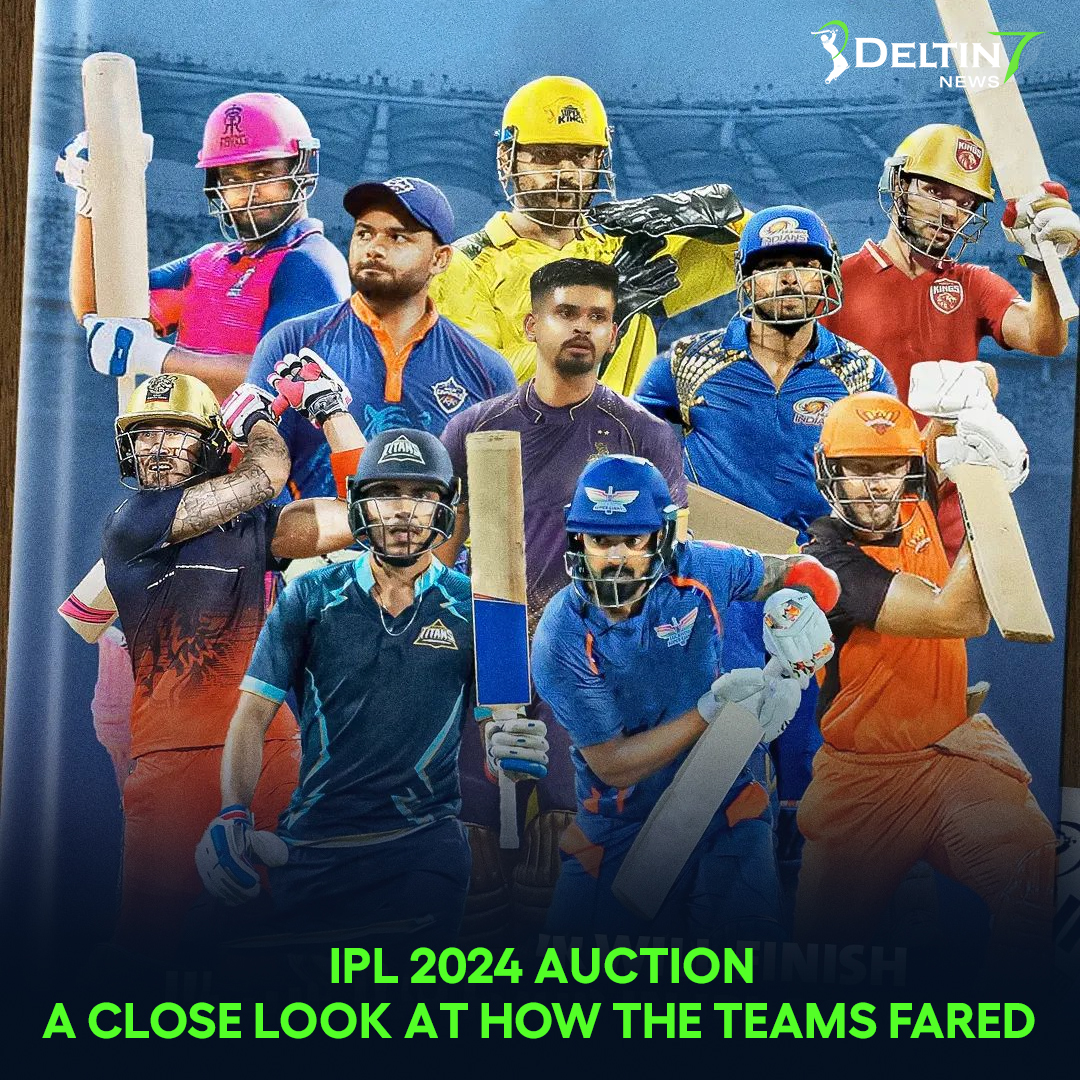 A Close Look at How the Teams Fared: IPL 2024 Auction