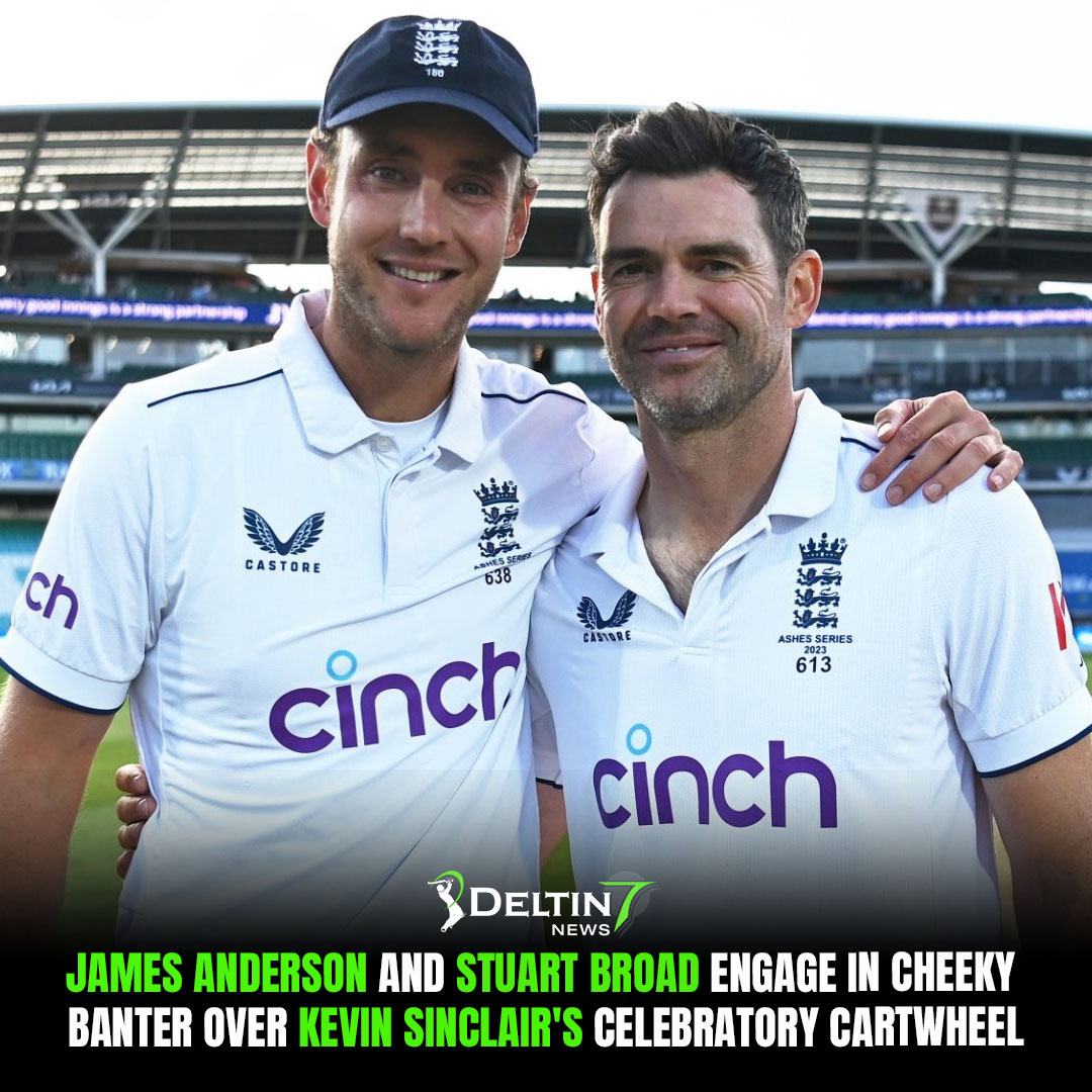 James Anderson and Stuart Broad Engage in Cheeky Bante